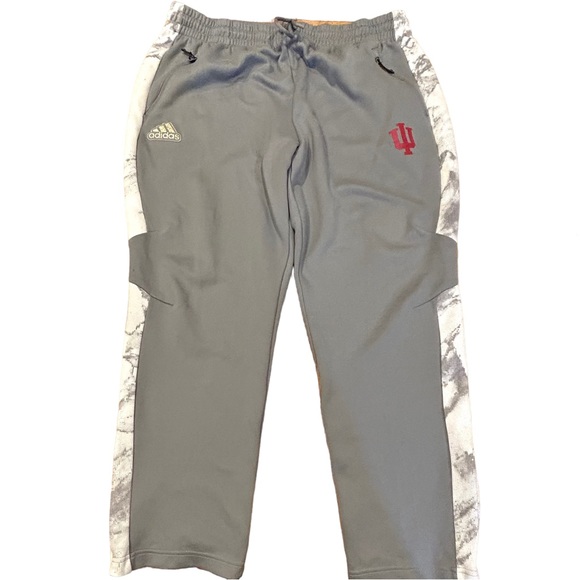adidas | Pants | Adidas Iu Indiana University Gray Athletic Sweatpants ...